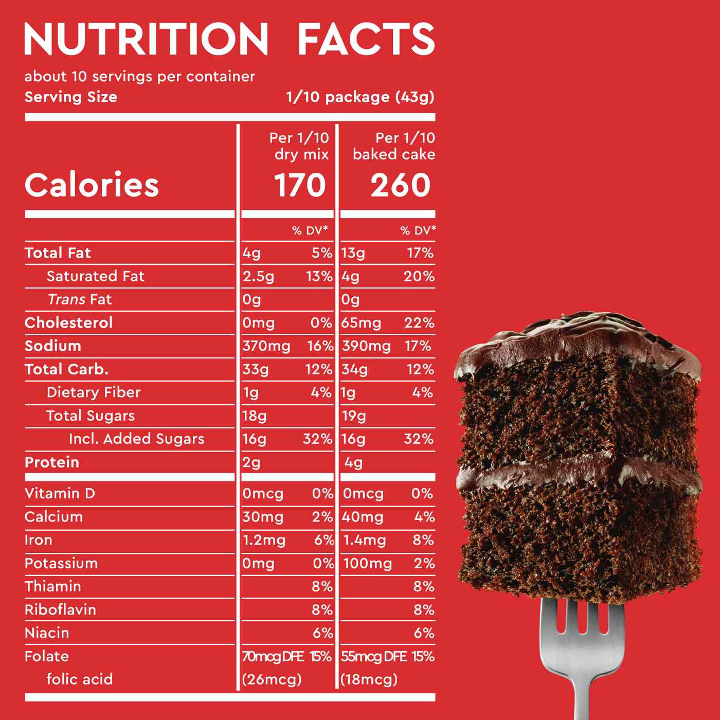 Duncan Hines Perfectly Moist Devil's Food Cake Mix - Shop Baking mixes ...