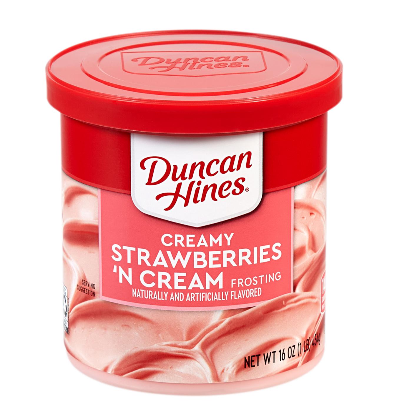 Duncan Hines Creamy Strawberries 'n Cream Frosting - Shop Icing ...