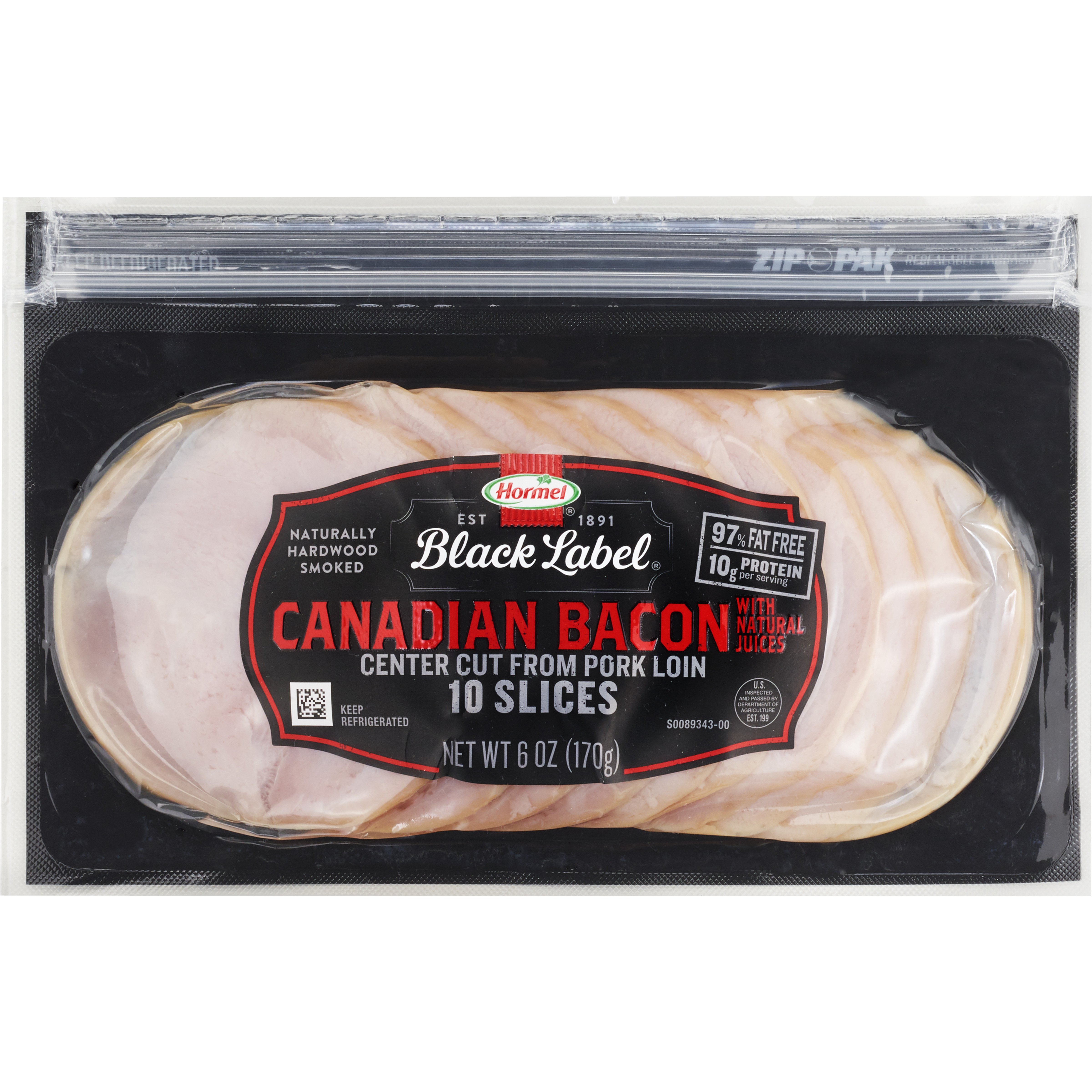 Hormel Black Label Canadian Bacon - Shop Bacon at H-E-B