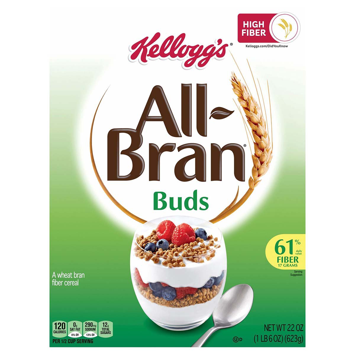 Kellogg's All Bran Buds Cereal - Shop Cereal at H-E-B