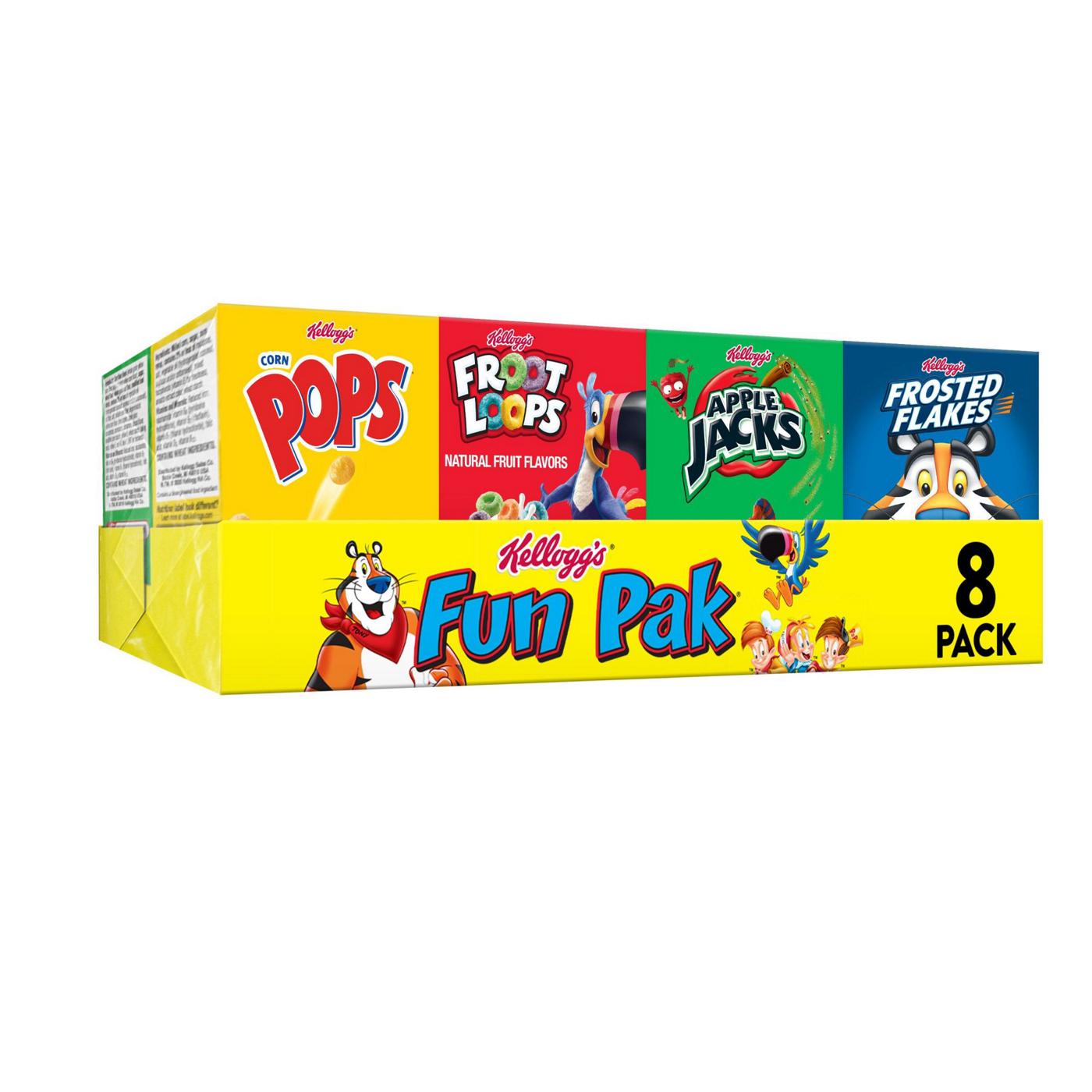 Kellogg's Fun Pak Variety Pack Cold Breakfast Cereal, 8.56 oz - Shop ...