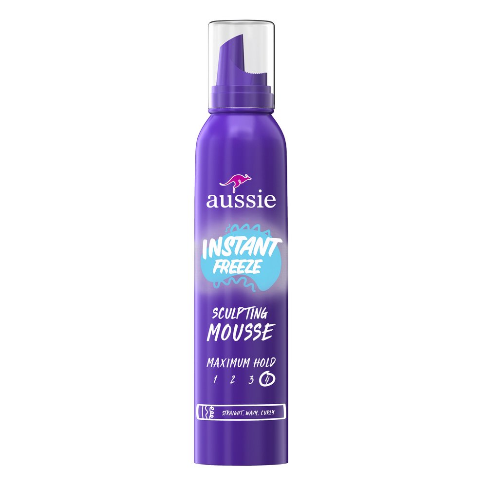 Aussie Instant Freeze Sculpting Mousse - Shop Styling products ...