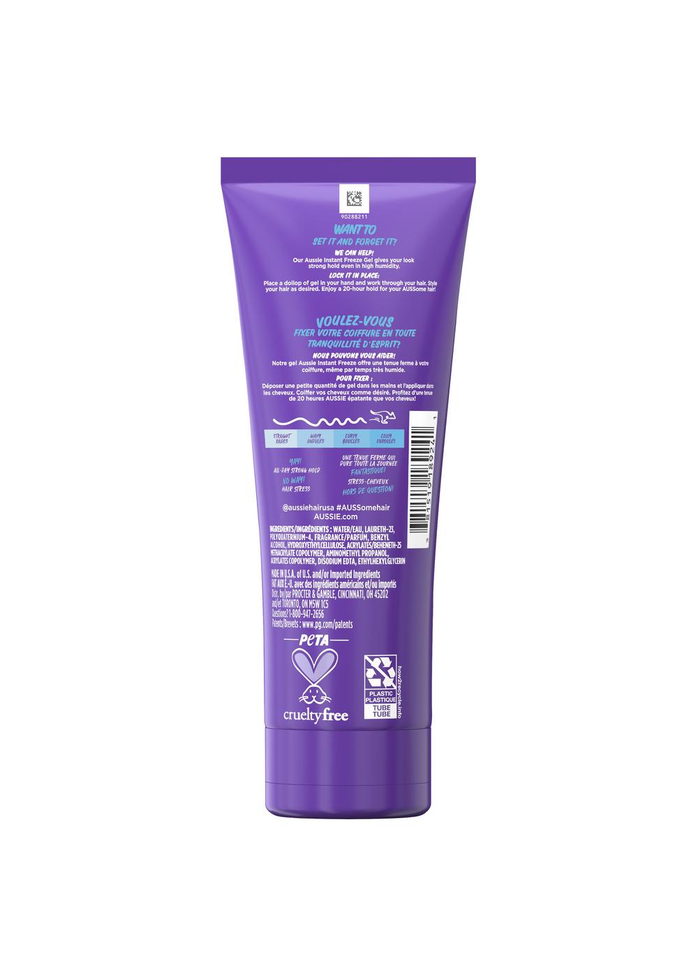 Aussie Instant Freeze Sculpting Gel - Shop Styling products ...