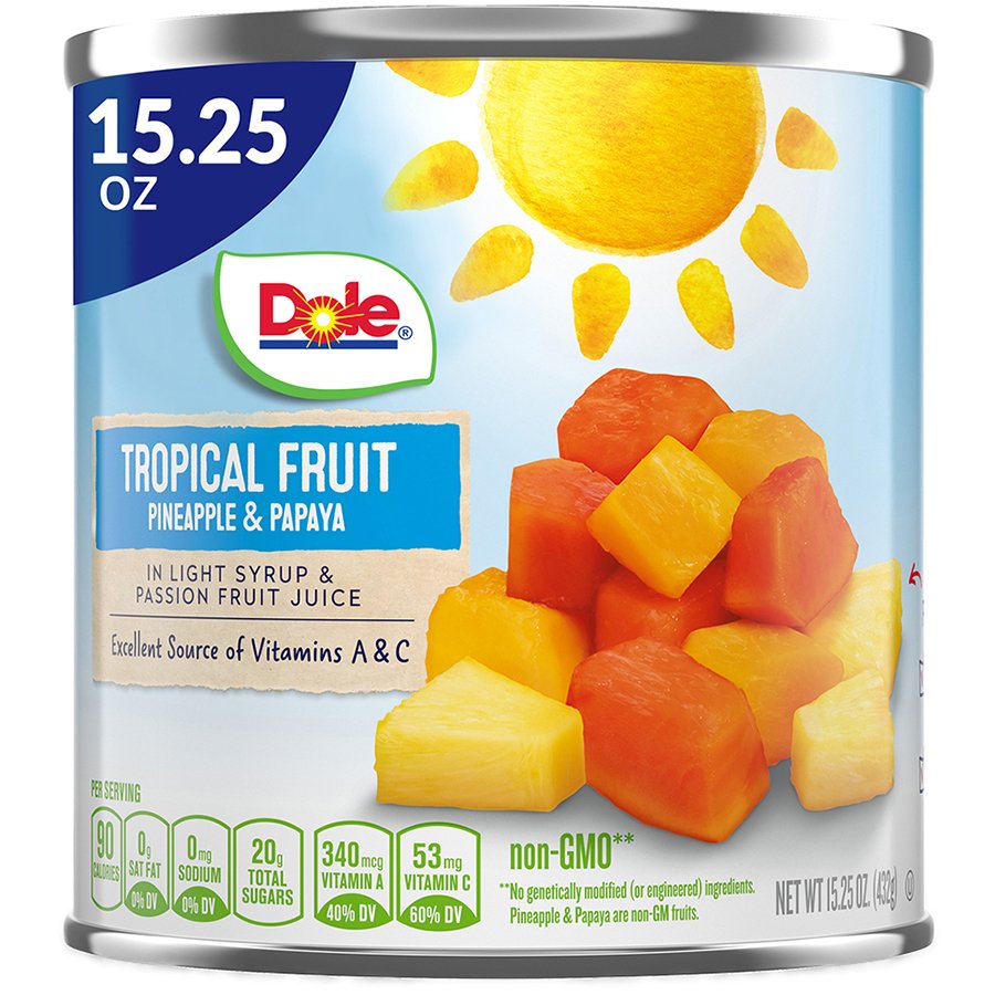 Dole Tropical Fruit Cup Nutrition Facts Besto Blog