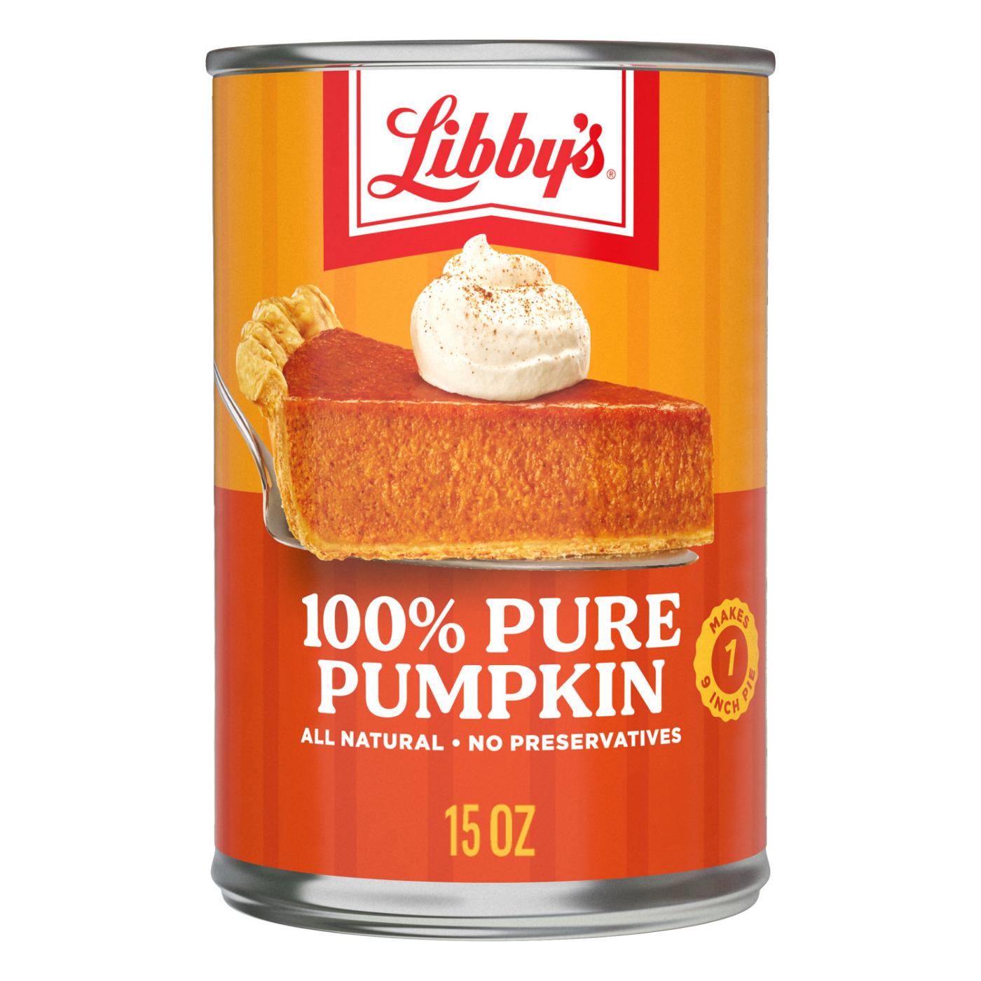 Libby's 100% Pure All-Natural Canned Pumpkin - Shop Pie filling at H-E-B