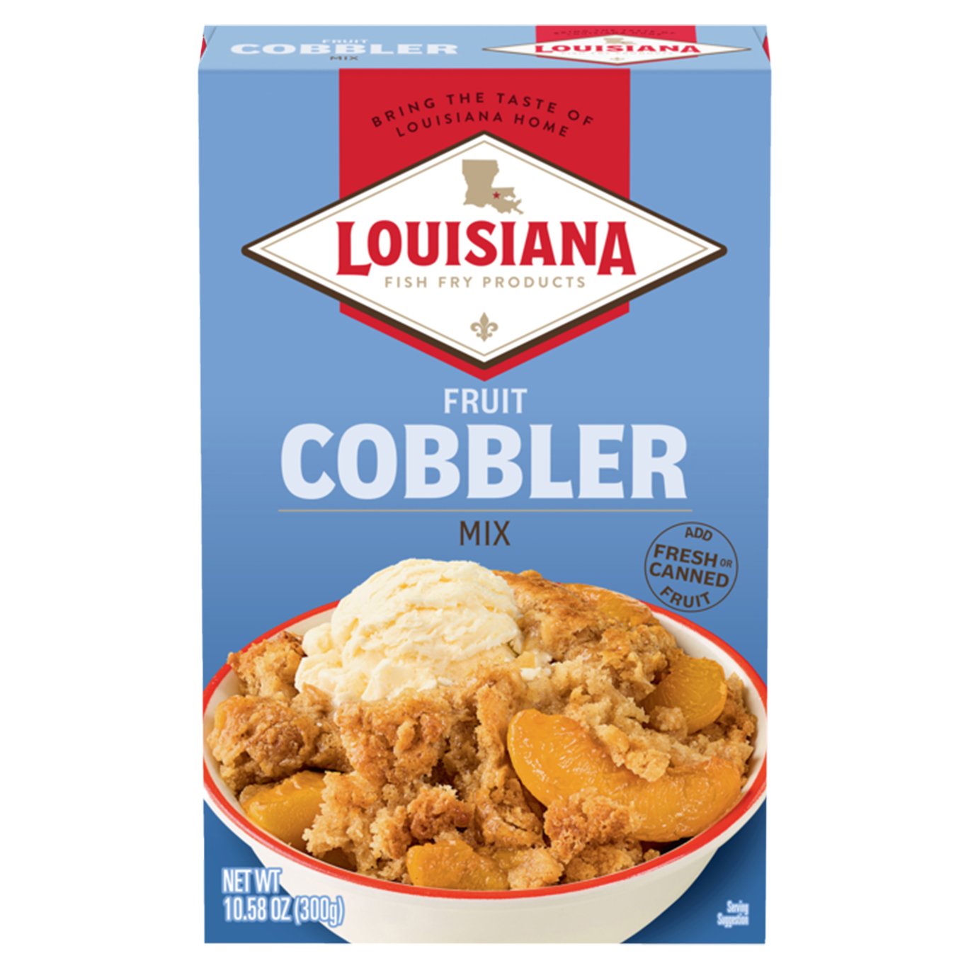 Louisiana Fish Fry Products Fruit Cobbler Mix - Shop Baking mixes at H-E-B