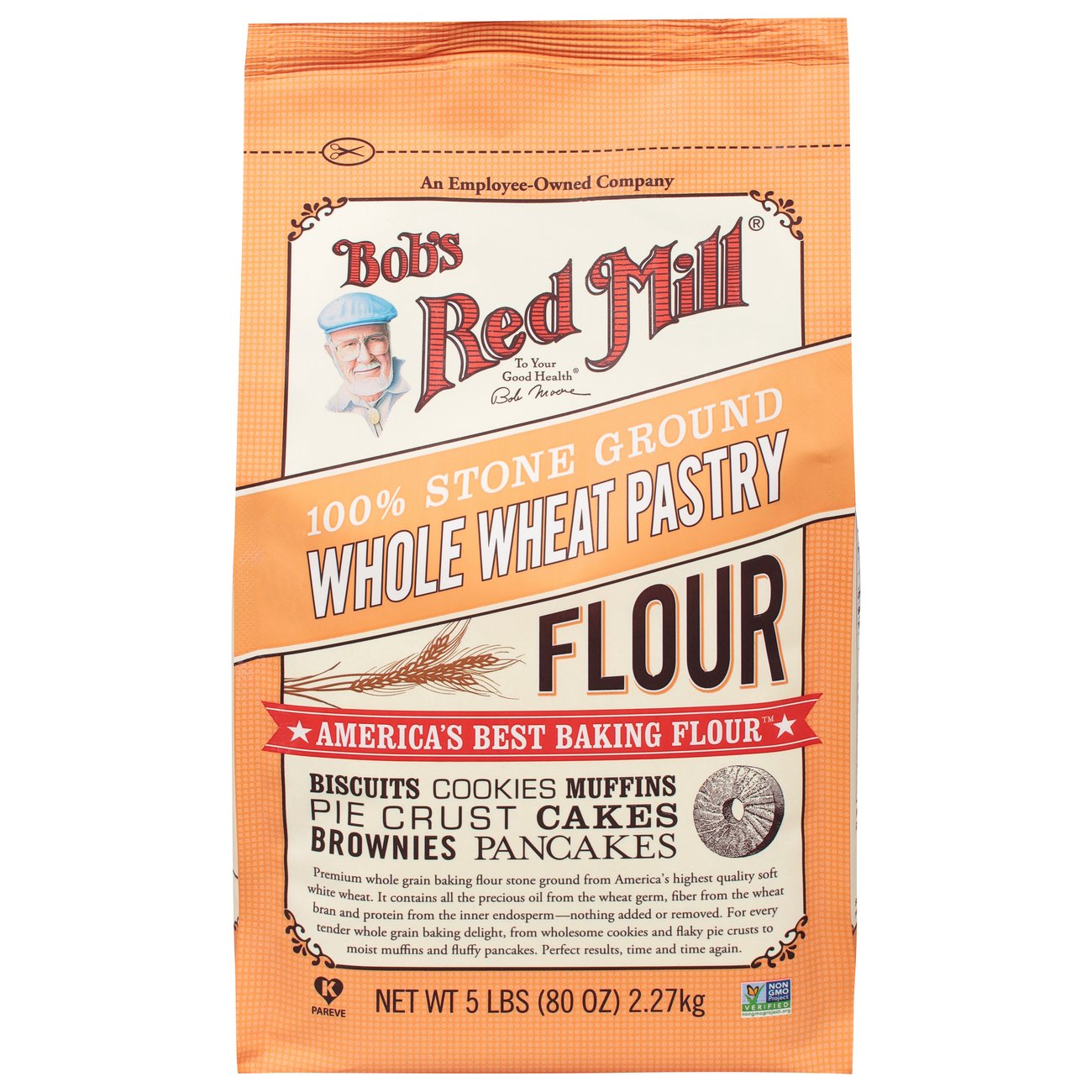 Bob's Red Mill Whole Wheat Pastry Flour, 5 lb | Central Market - Really ...