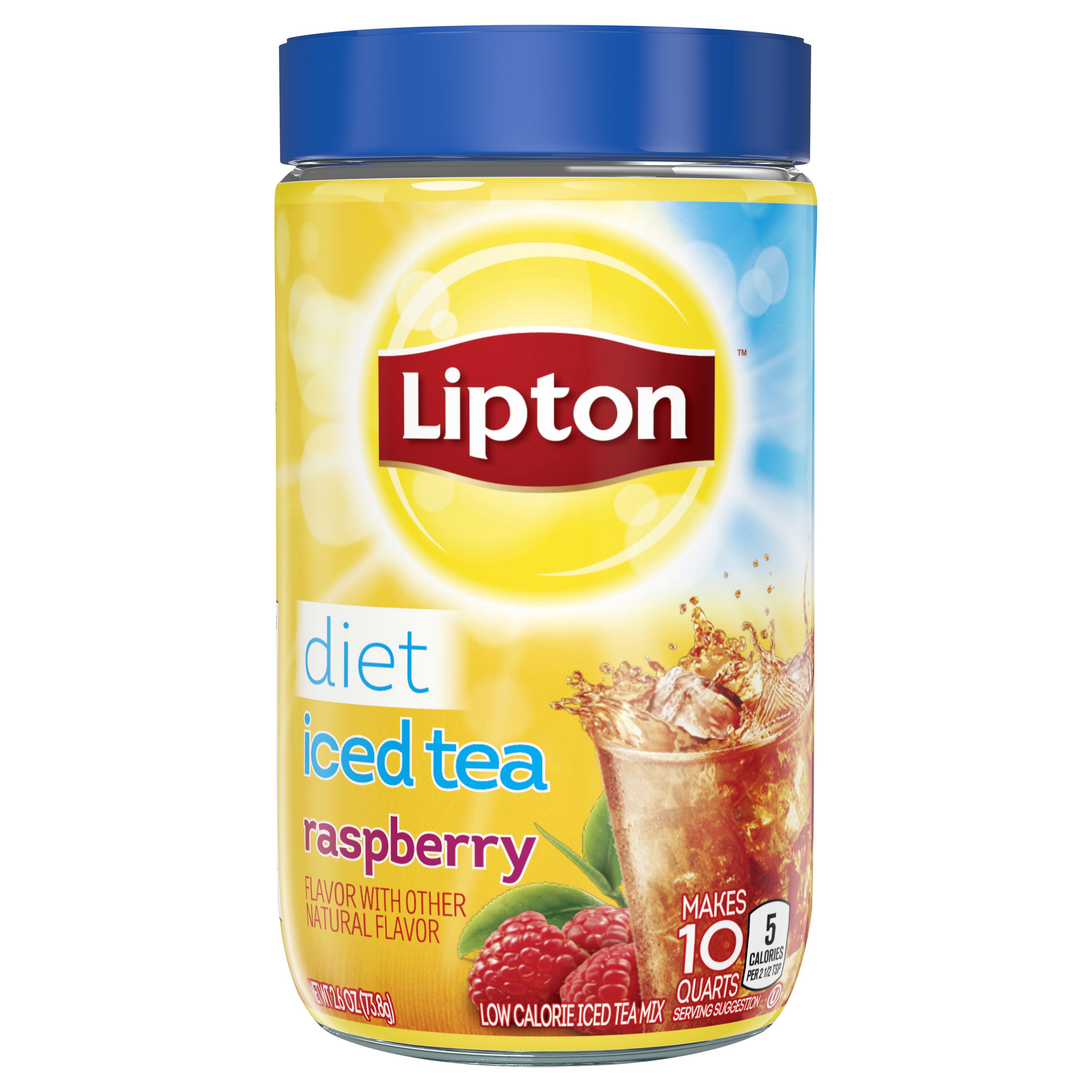 Lipton Diet Raspberry Iced Tea Mix - Shop Tea at H-E-B