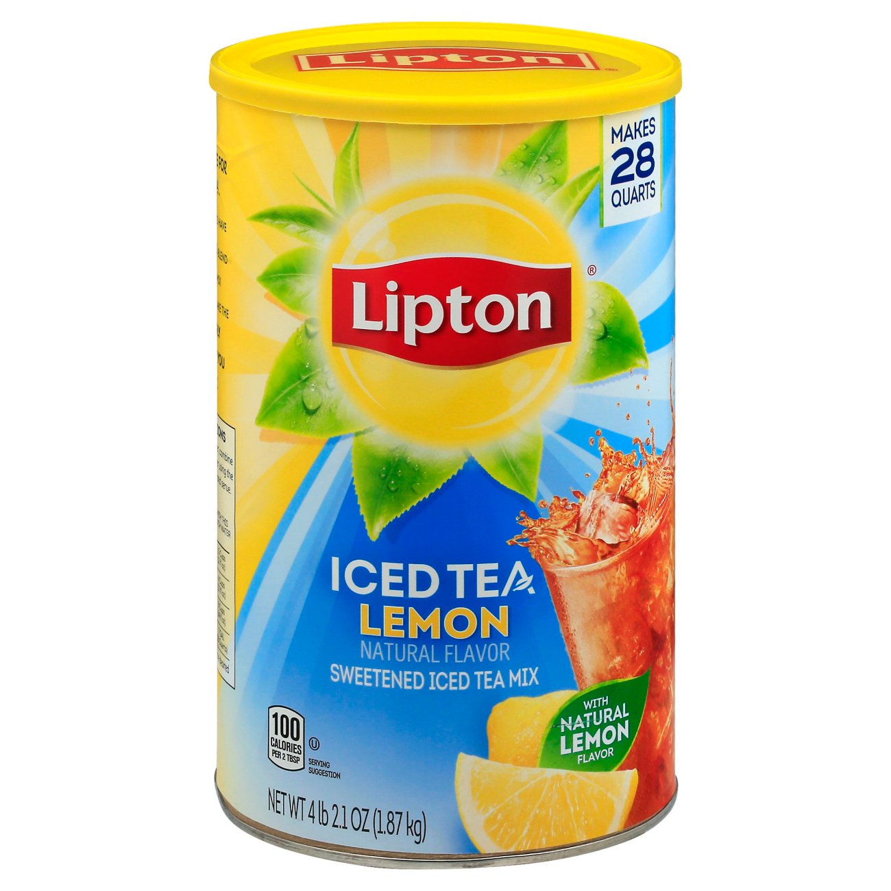 Lipton Lemon Iced Tea Mix - Shop Tea at H-E-B