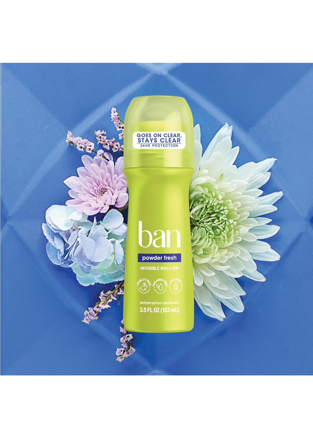 Ban Roll-On Antiperspirant Deodorant - Powder Fresh - Shop Deodorant ...