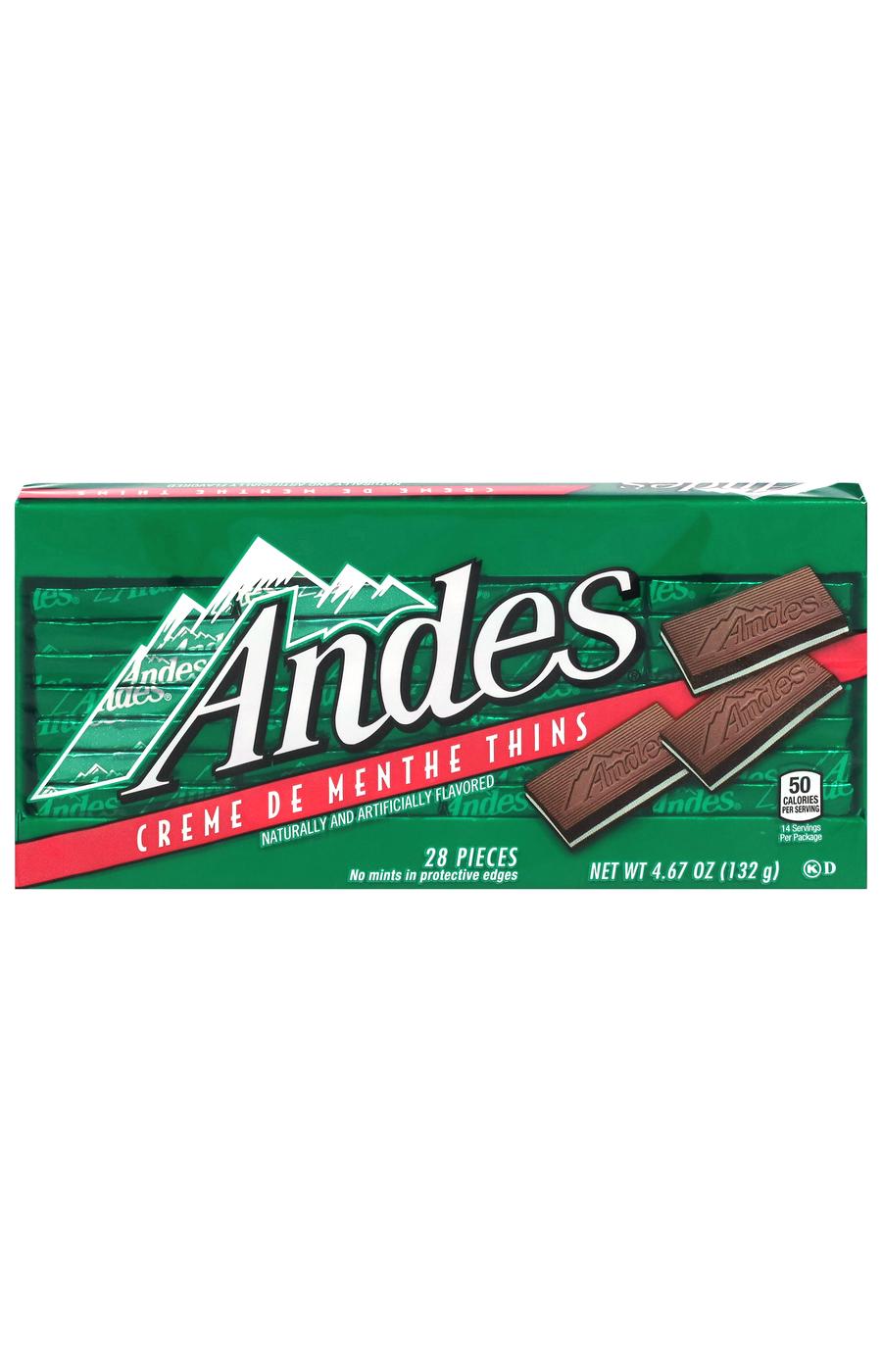 Andes Creme de Menthe Thins Candy - Shop Candy at H-E-B
