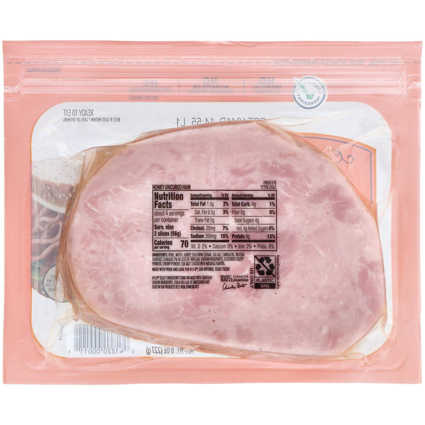 H-E-B Thick-Sliced Honey Ham Lunch Meat - Shop Meat at H-E-B