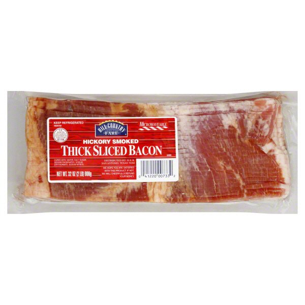 Hill Country Fare Thick Sliced Hickory Smoked Bacon - Shop Meat at H-E-B