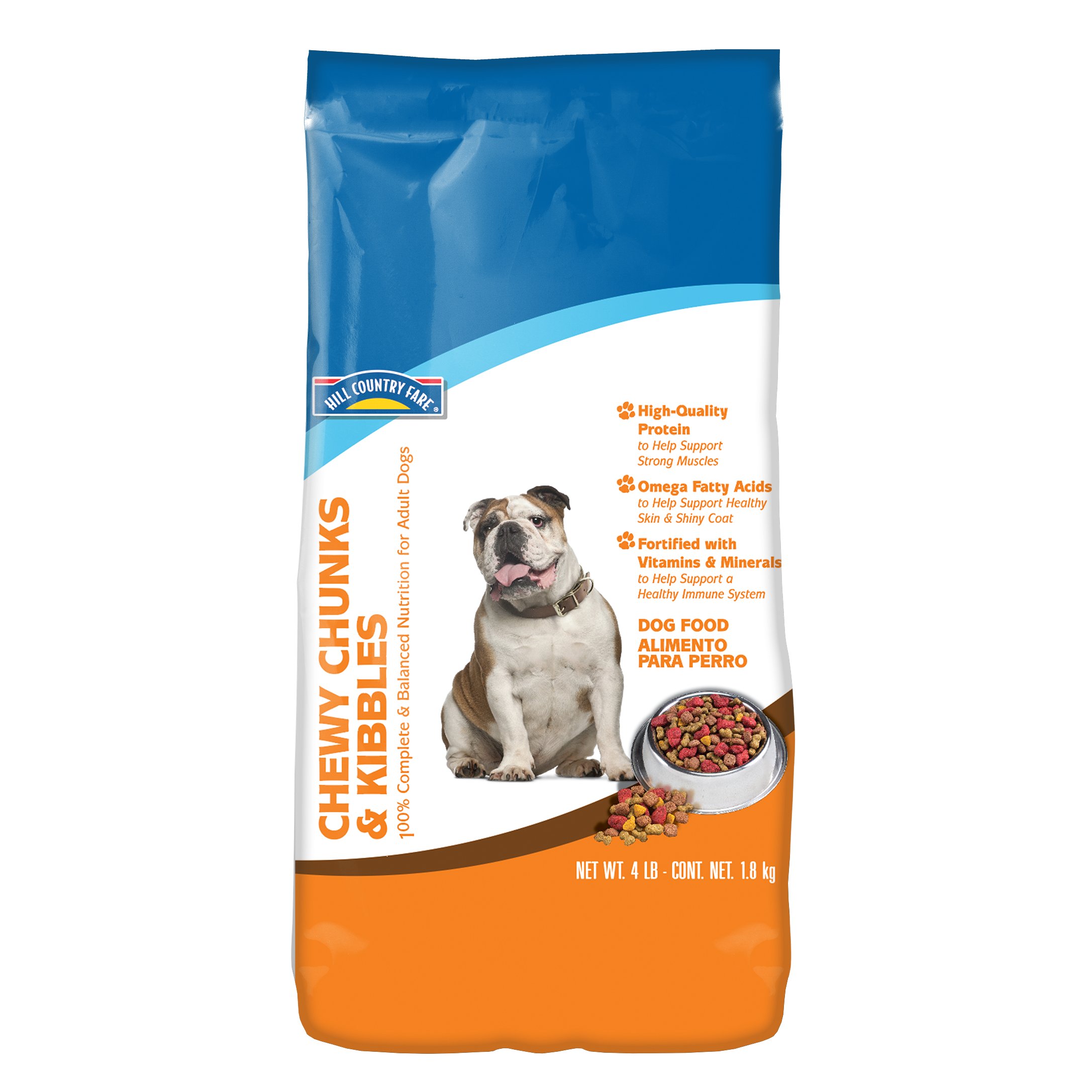 Hill Country Fare Chewy Chunks & Kibbles Dry Dog Food, 4 lbs | Joe V's ...