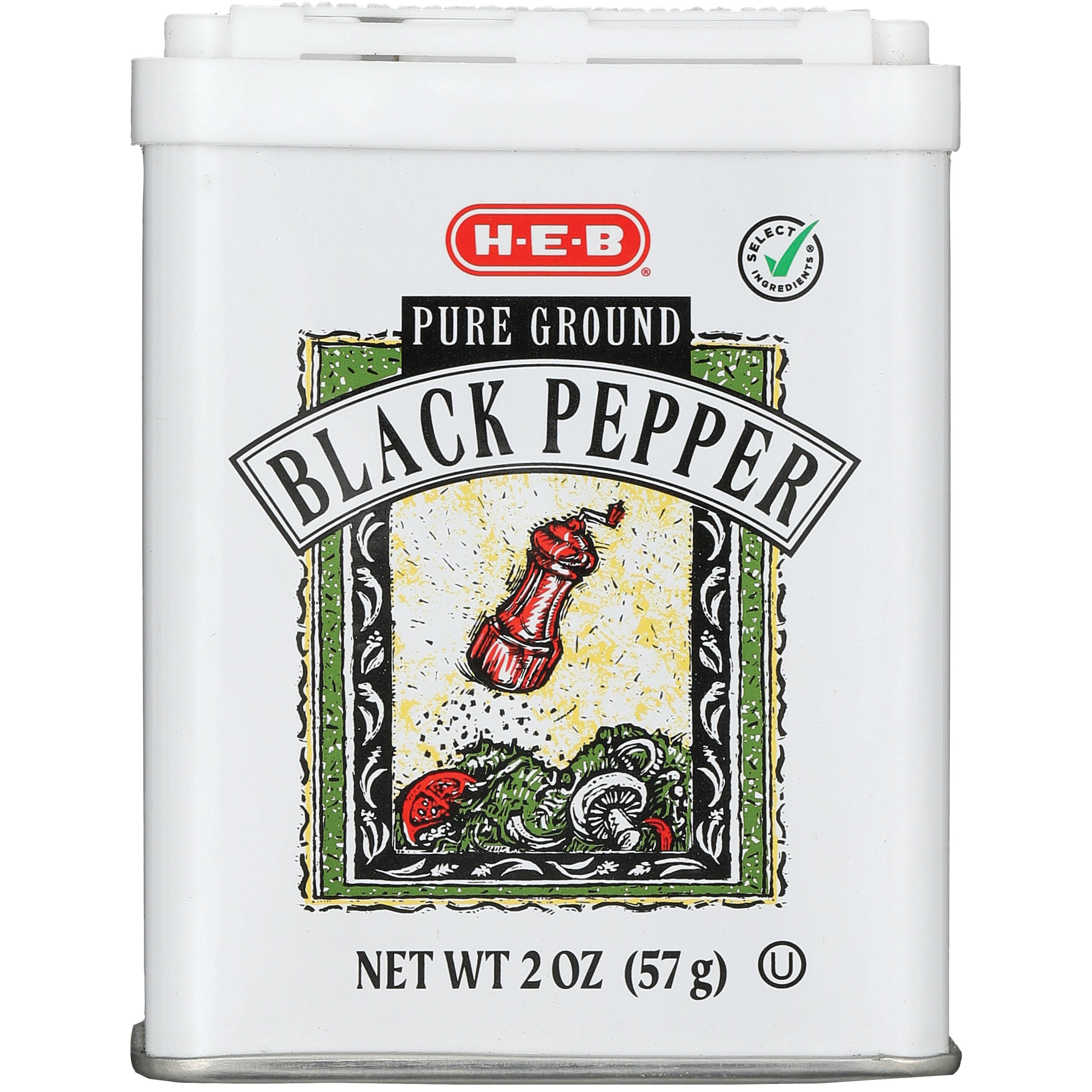 H-E-B Pure Ground Black Pepper - Shop Herbs & spices at H-E-B