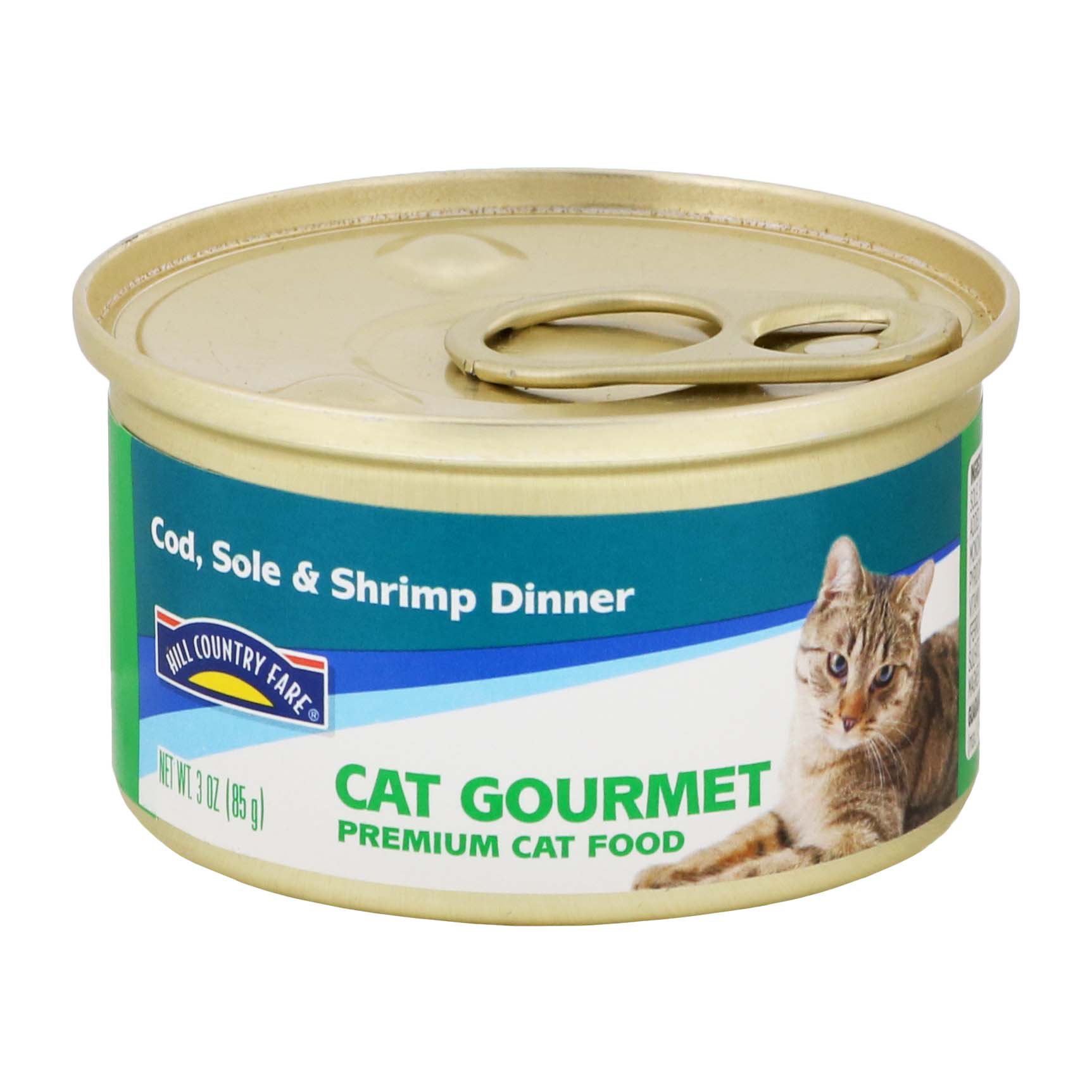 Hill Country Fare Cat Gourmet Cod Sole & Shrimp Dinner Premium Cat Food ...