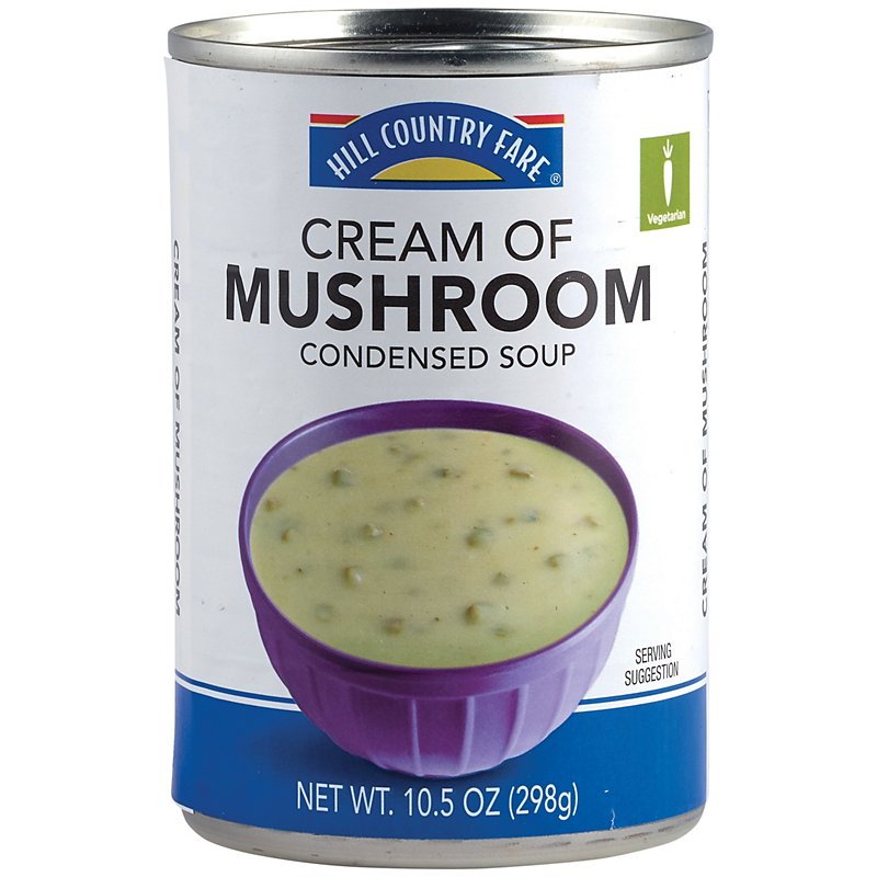 Hill Country Fare Cream of Mushroom Condensed Soup - Shop Soups & Chili ... Hill Country Fare Cream of Mushroom Condensed Soup - Shop Soups & Chili ...
