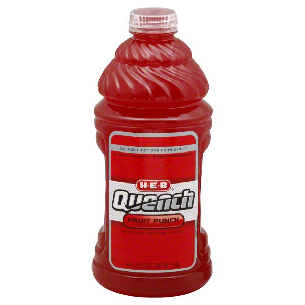 H-E-B Quench Drink Fruit Punch - Shop Sports & energy drinks at H-E-B