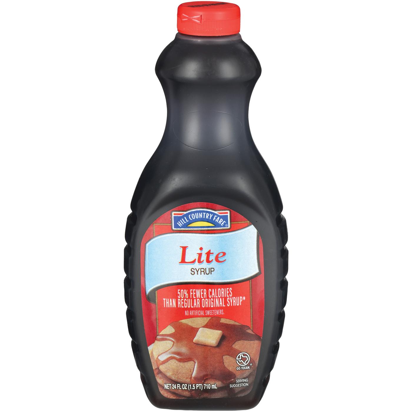 Hill Country Fare Lite Syrup - Shop Syrup at H-E-B