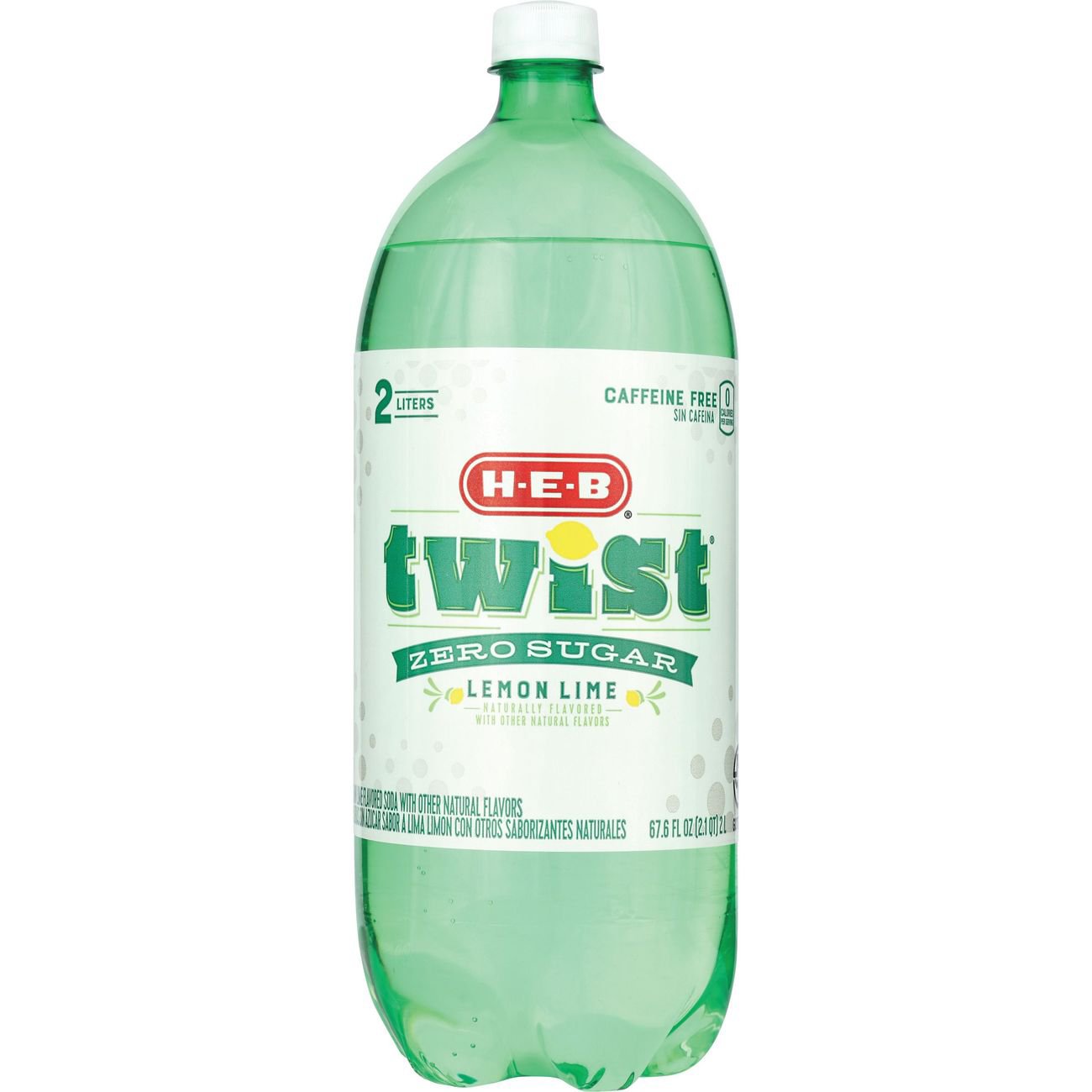 H-E-B Zero Sugar Twist Lemon Lime Soda - Shop Soda at H-E-B