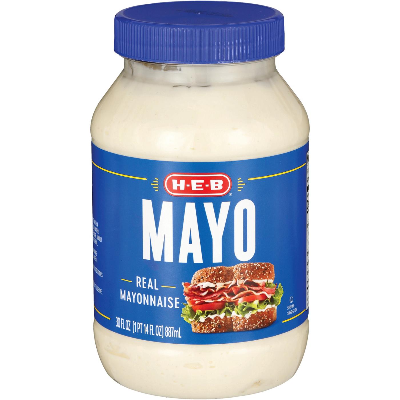 H-E-B Real Mayonnaise - Shop Mayonnaise & spreads at H-E-B