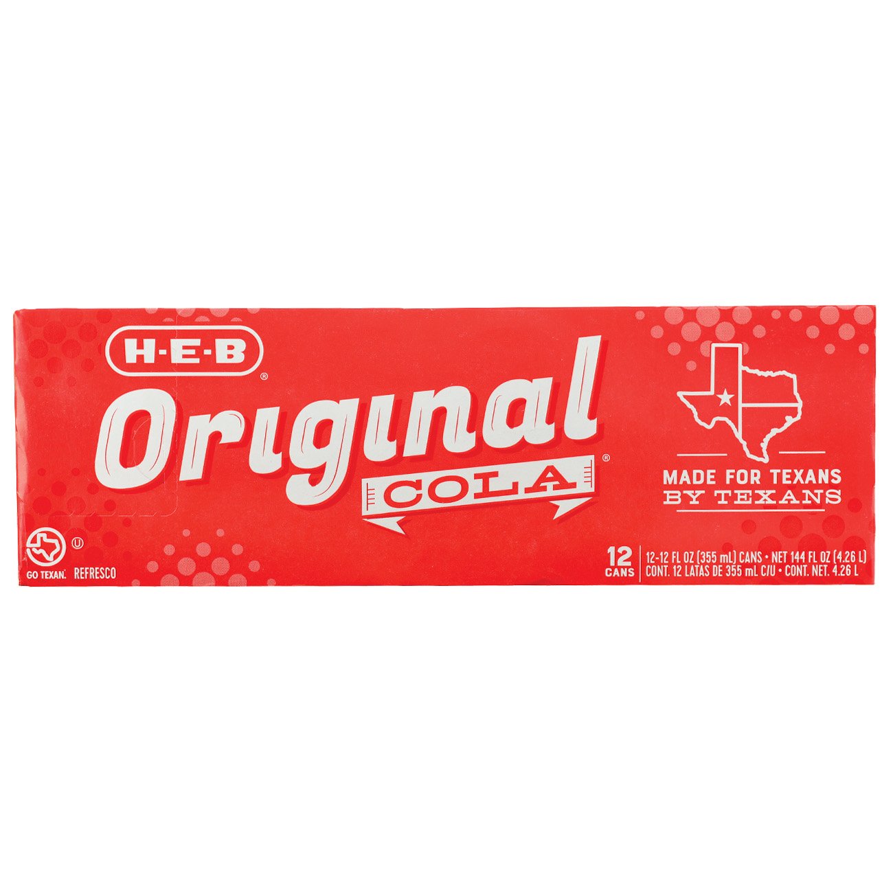 H-E-B Original Cola 12 pk Cans - Shop Soda at H-E-B