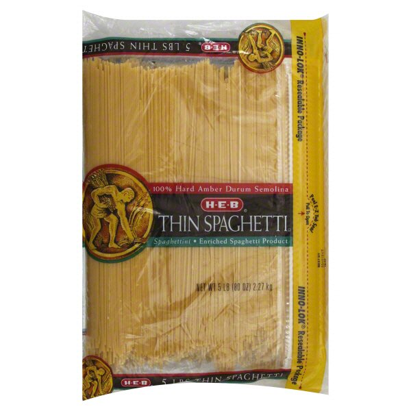 H-E-B Thin Spaghetti - Shop Pasta at H-E-B