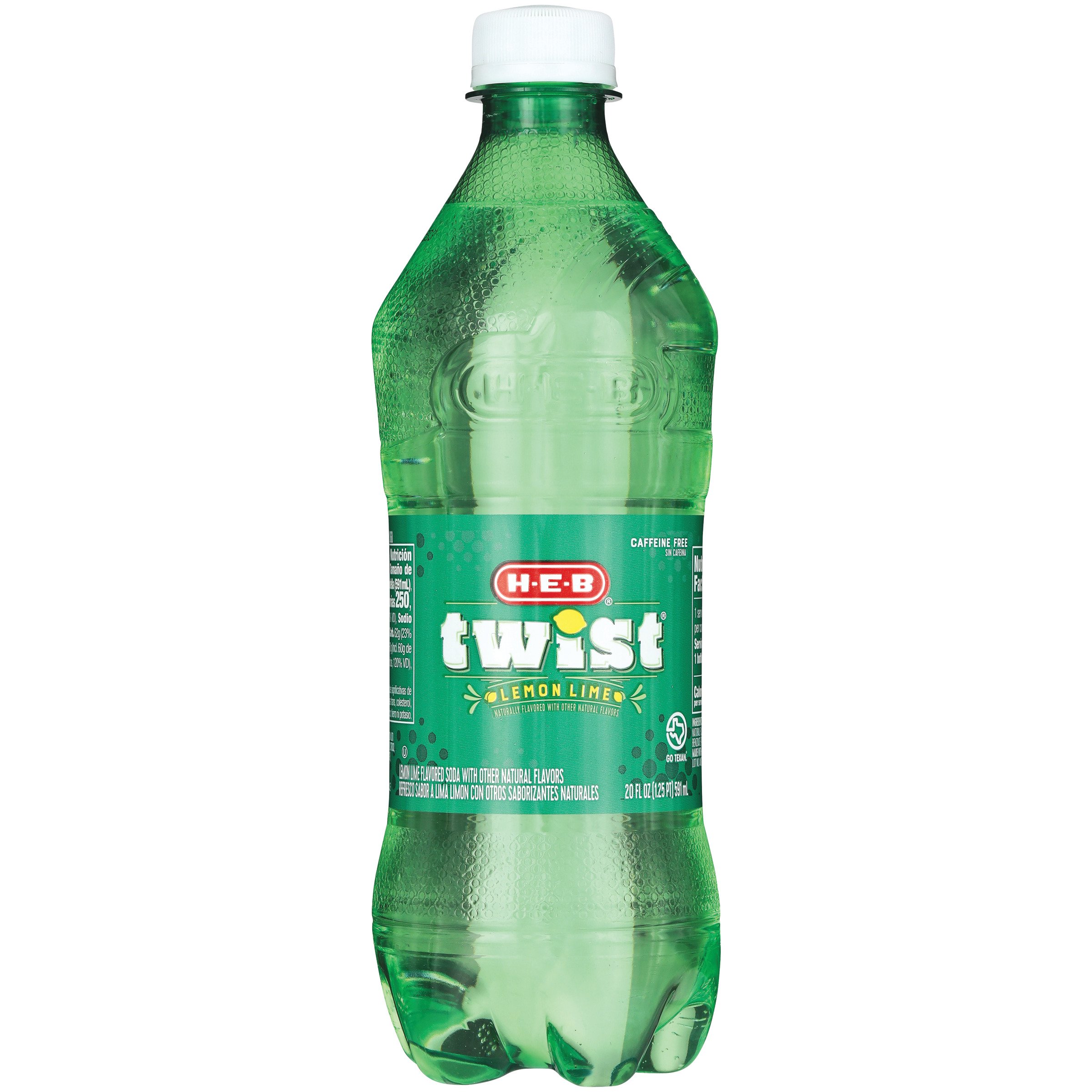 H-E-B Twist Lemon Lime Soda - Shop Soda at H-E-B