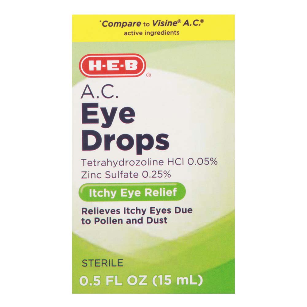 H-E-B A.C. Eye Drops - Shop Eye drops & lubricants at H-E-B