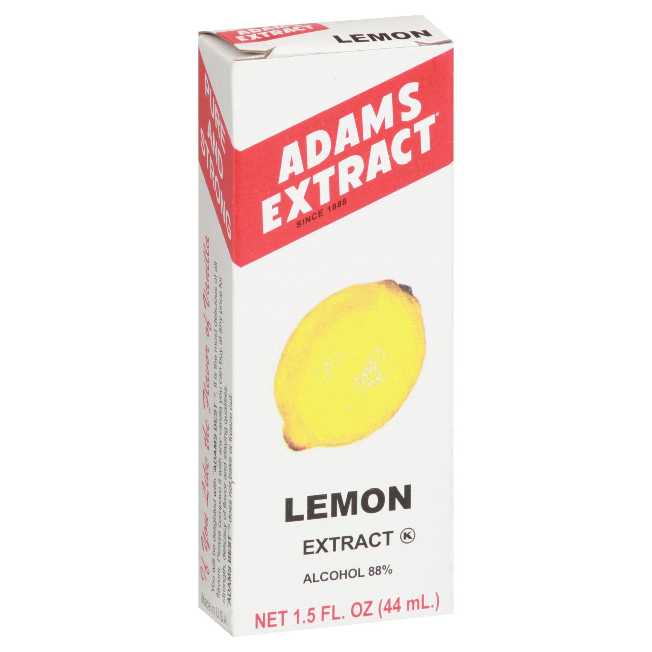 Adams Pure Lemon Extract - Shop Extracts at H-E-B