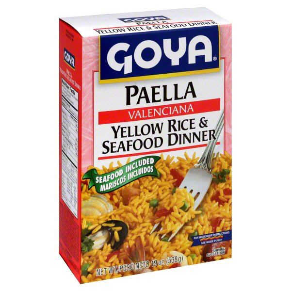 Goya Paella Yellow Rice & Seafood Dinner - Shop Pantry meals at H-E-B