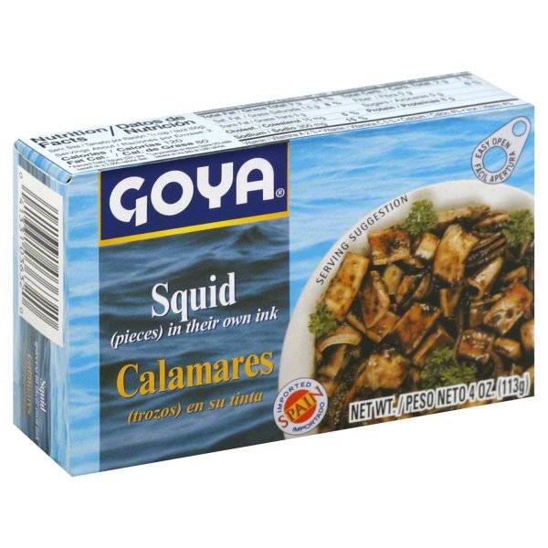 Goya Squid Pieces In Their Own Ink - Shop Seafood at H-E-B