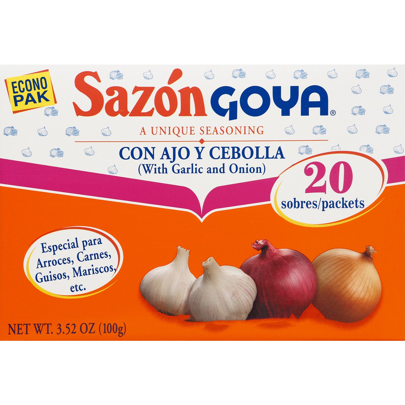 Goya Sazon Seasoning Mix with Onion & Garlic - Shop Spice mixes at H-E-B