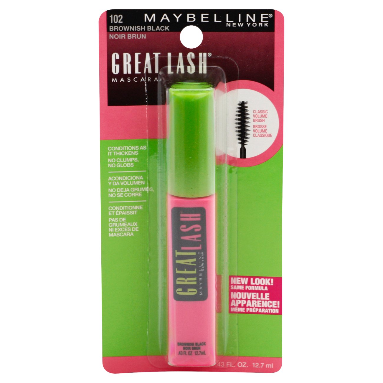 Maybelline Great Lash Washable Mascara Brownish Black - Shop Makeup at ...