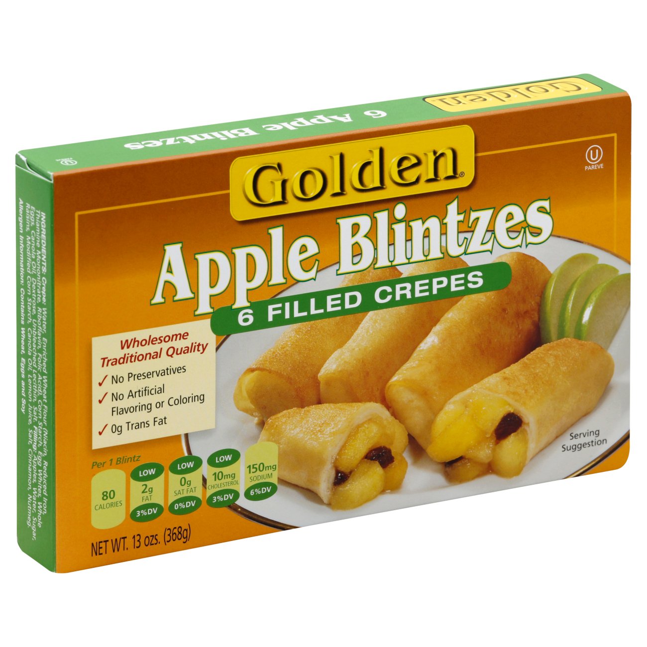 Golden Kosher Apple Raisin Blintzes - Shop Entrees & sides at H-E-B