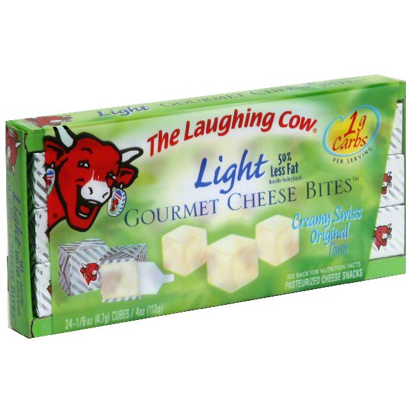 The Laughing Cow Light Gourmet Original Creamy Swiss Flavor Cheese ...