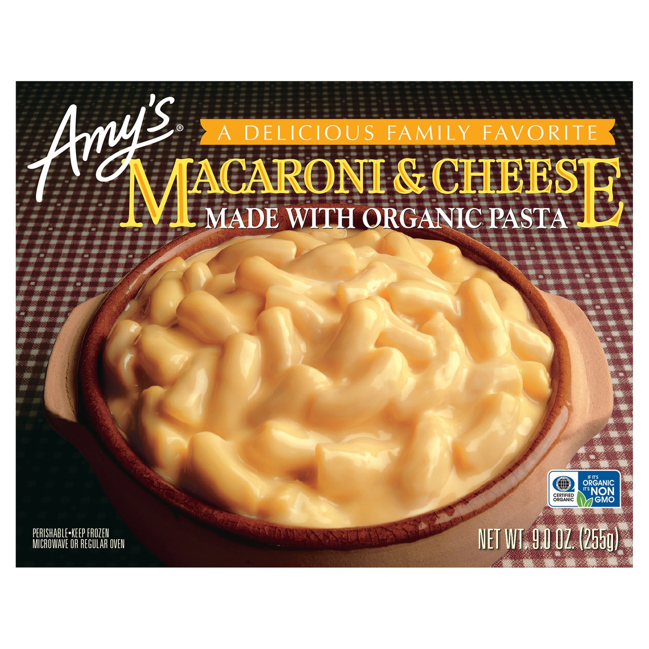 Amy's Macaroni & Cheese Frozen Meal - Shop Entrees & sides at H-E-B