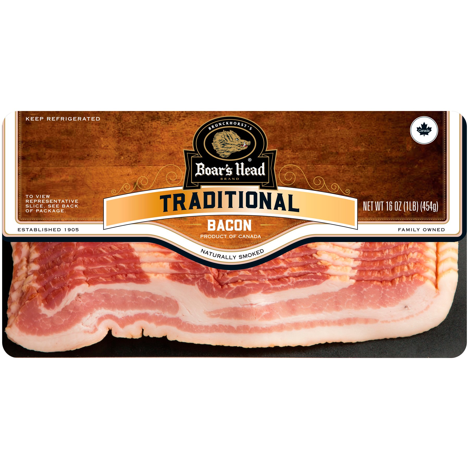 Boar's Head Naturally Smoked Sliced Bacon - Shop Bacon at H-E-B