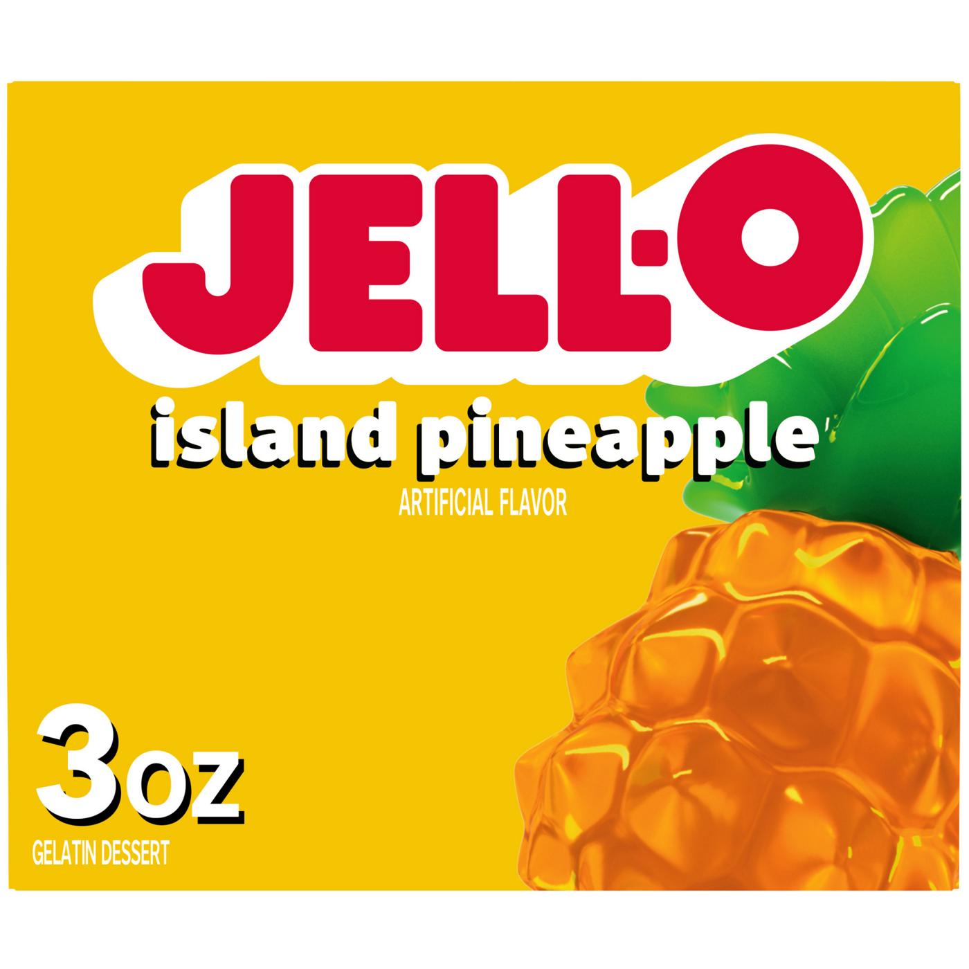 Jell-O Island Pineapple Instant Gelatin Mix - Shop Pudding & gelatin ...