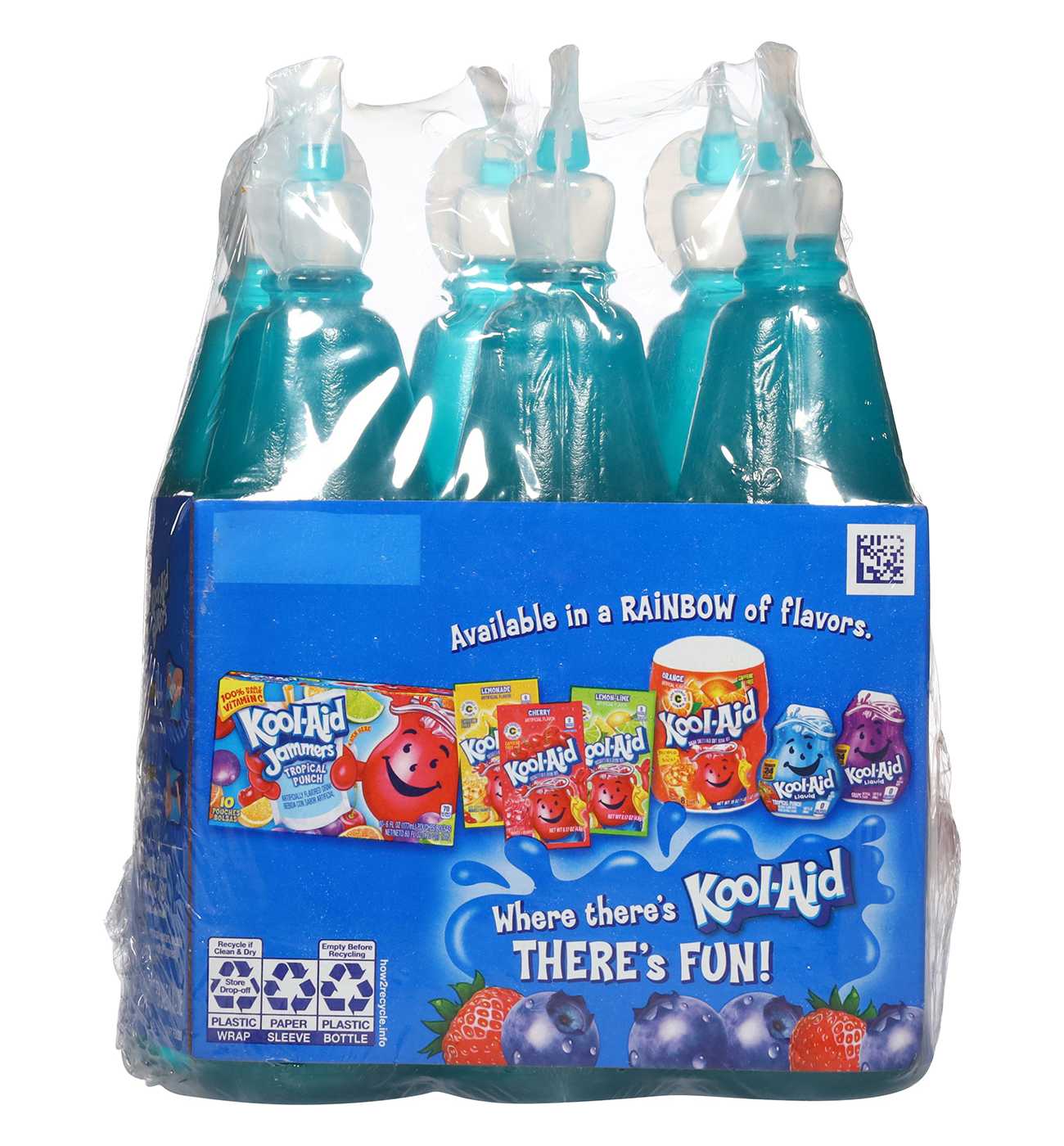 Kool-Aid Bursts Berry Blue Soft Drink 6 pk Bottles - Shop Juice at H-E-B