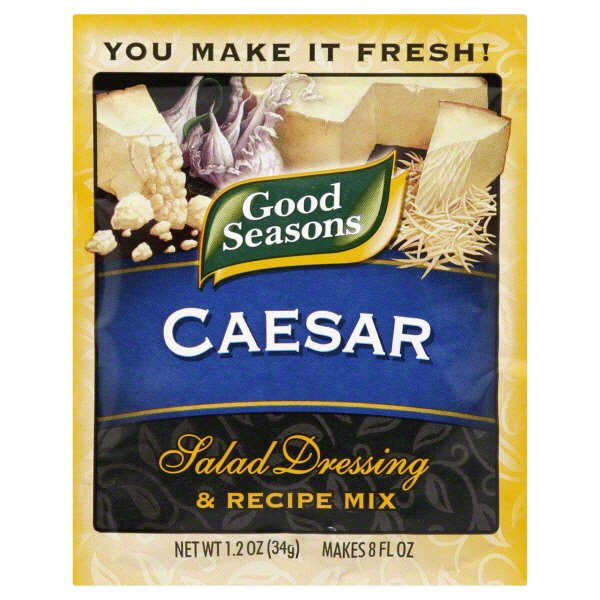 Good Seasons Good Seasons Dressing Mix Gourmet Caesar - Shop Salad ...
