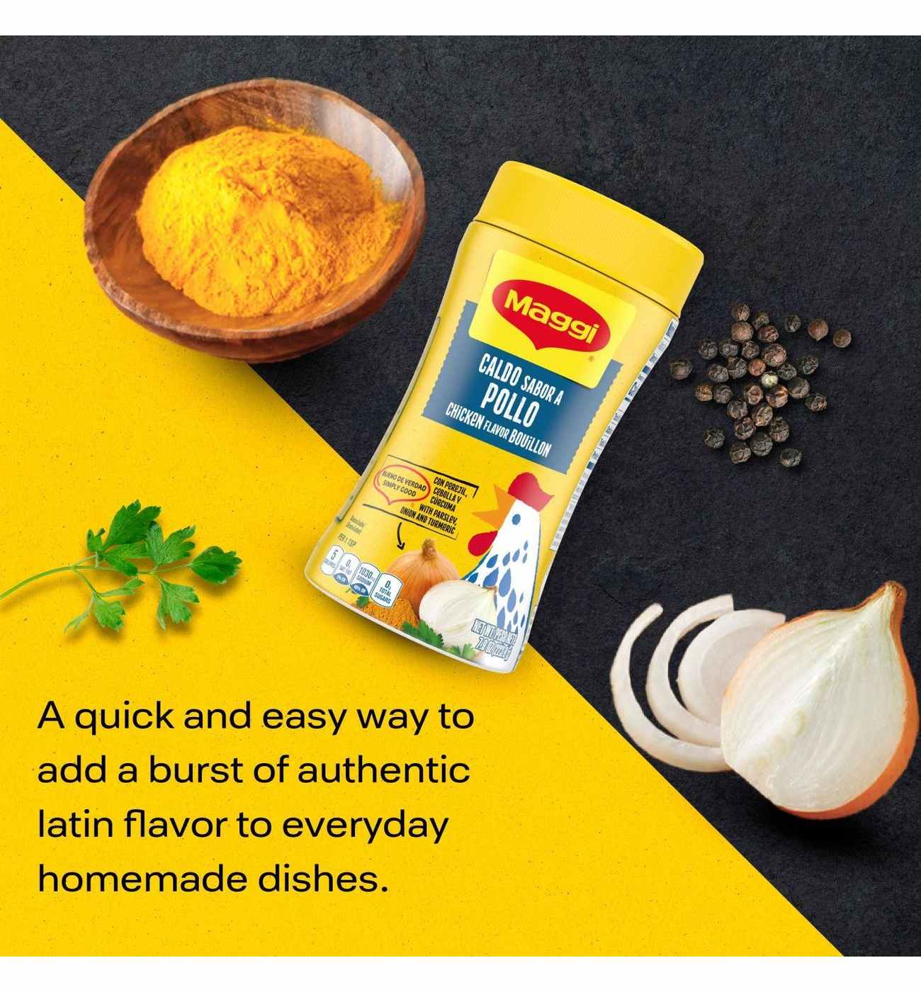 Maggi Granulated Chicken Flavor Bouillon 7.9 oz. - Shop Broth ...