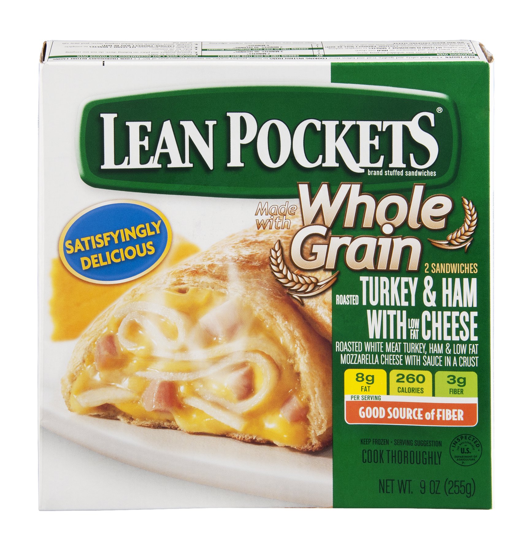 Lean Pockets Turkey & Ham with Cheddar Sandwiches - Shop Entrees ...
