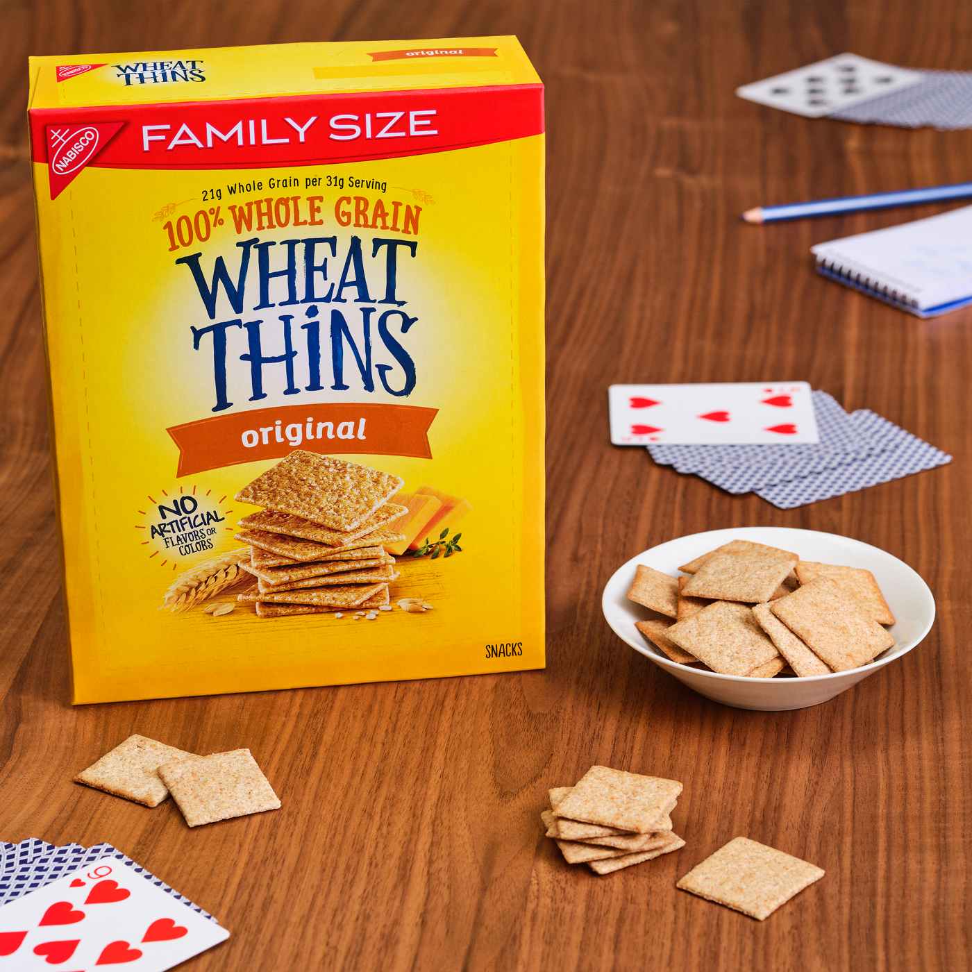 Wheat Thins Original Whole Grain Wheat Crackers Family Size - Shop ...