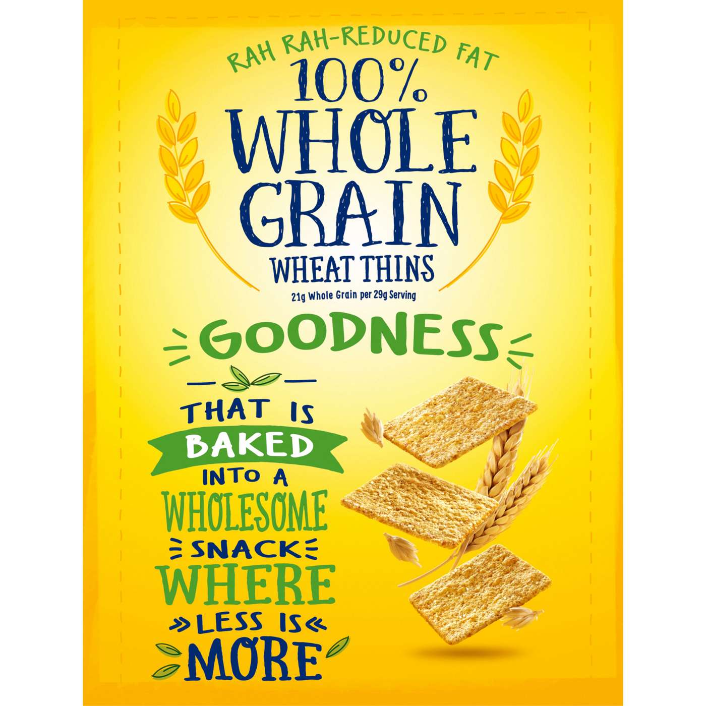 Wheat Thins Reduced Fat Whole Grain Wheat Crackers Family Size - Shop ...