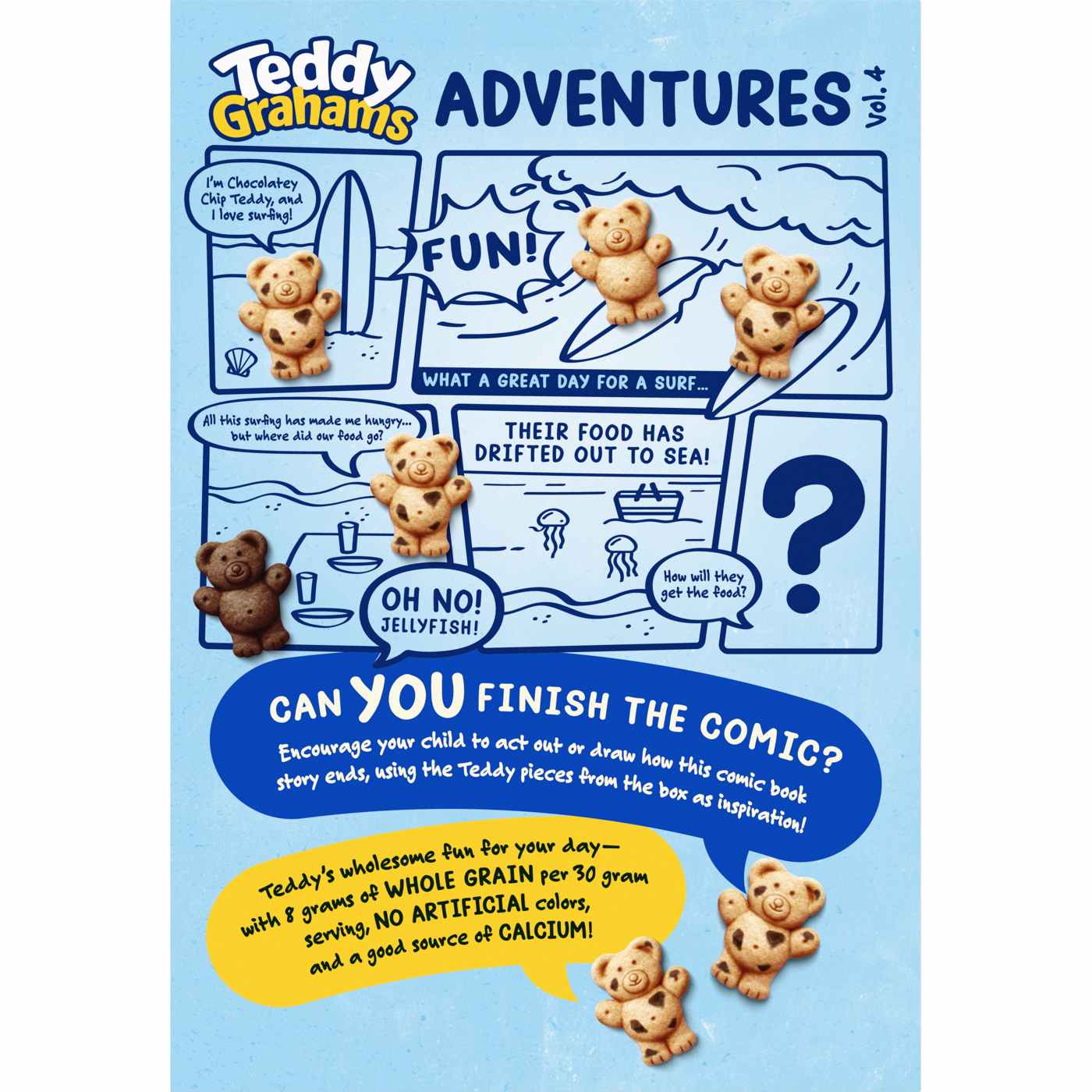 Teddy Grahams Chocolatey Chip Graham Snacks - Shop Cookies at H-E-B