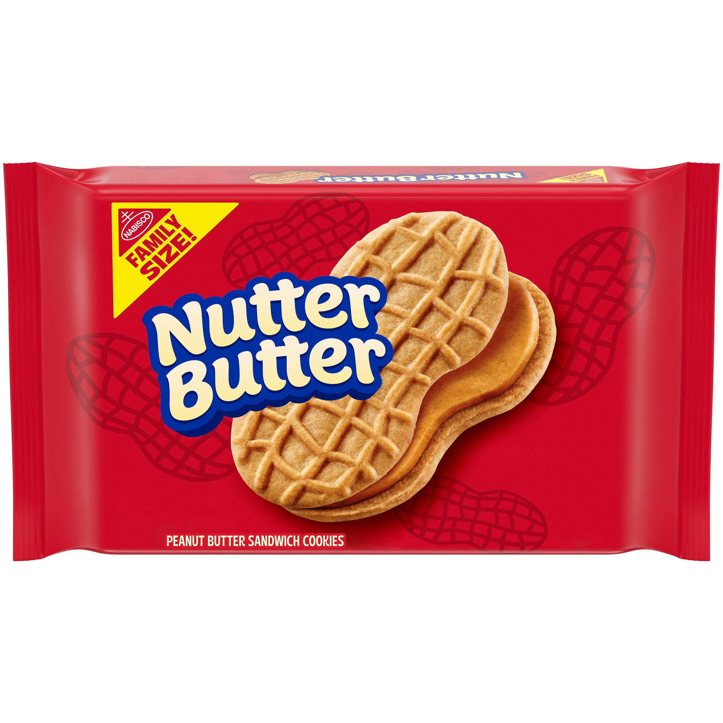 Nutter Butter Peanut Butter Sandwich Cookies Family Size - Shop Cookies ...