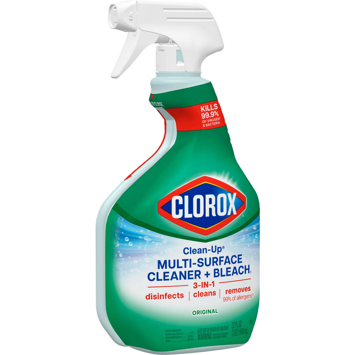 Clorox Clean-Up Multi-Surface Cleaner with Bleach Spray Bottle ...