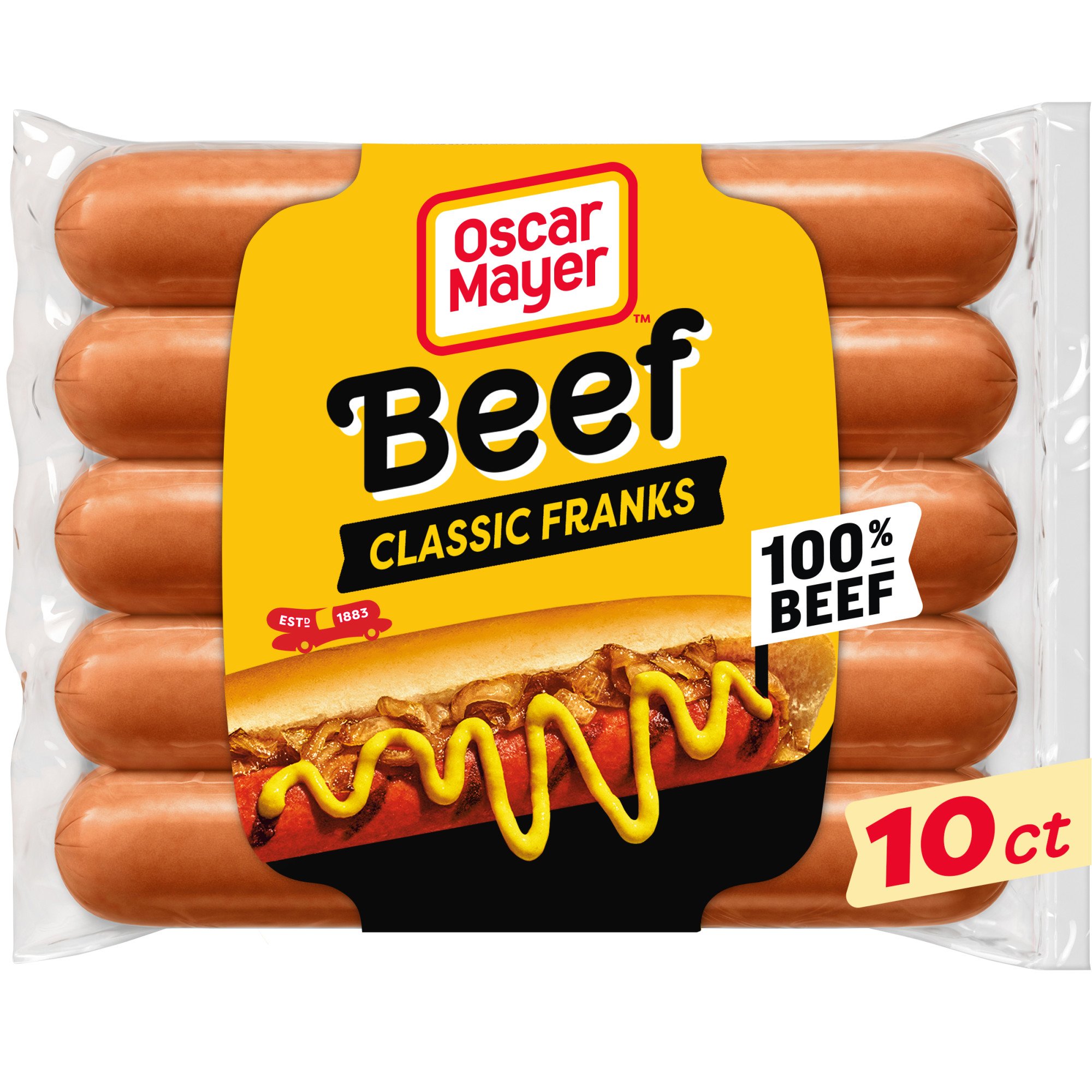 Oscar Mayer Classic Beef Hot Dogs - Shop Hot dogs at H-E-B