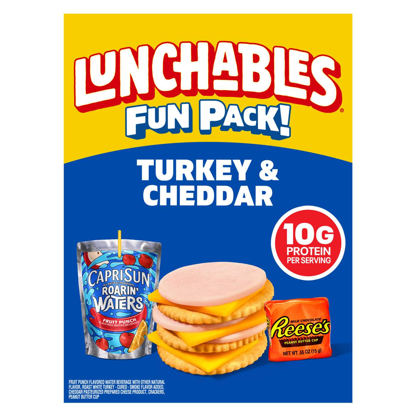 Lunchables Lunch Combinations Turkey & Cheddar Cracker Stackers - Shop ...